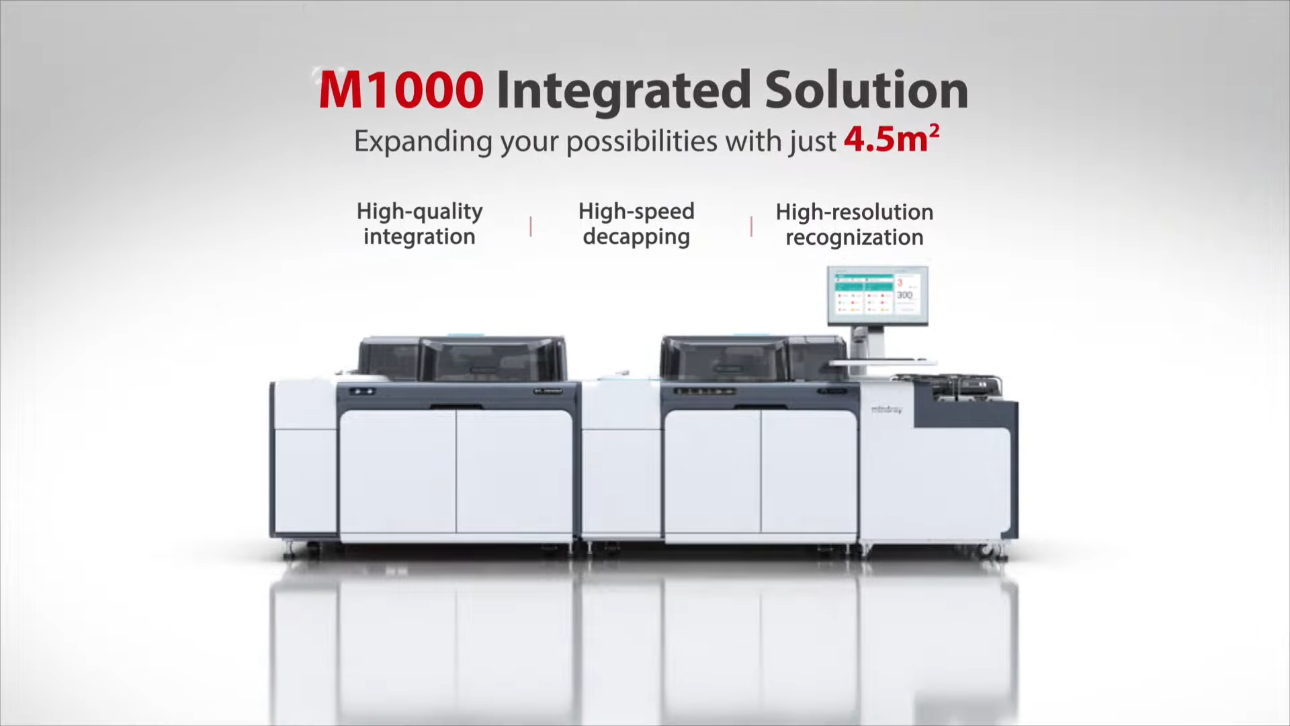 Mindray Has Launched the High-performance M1000 Chemistry and Immunoassay Integrated Solution ...