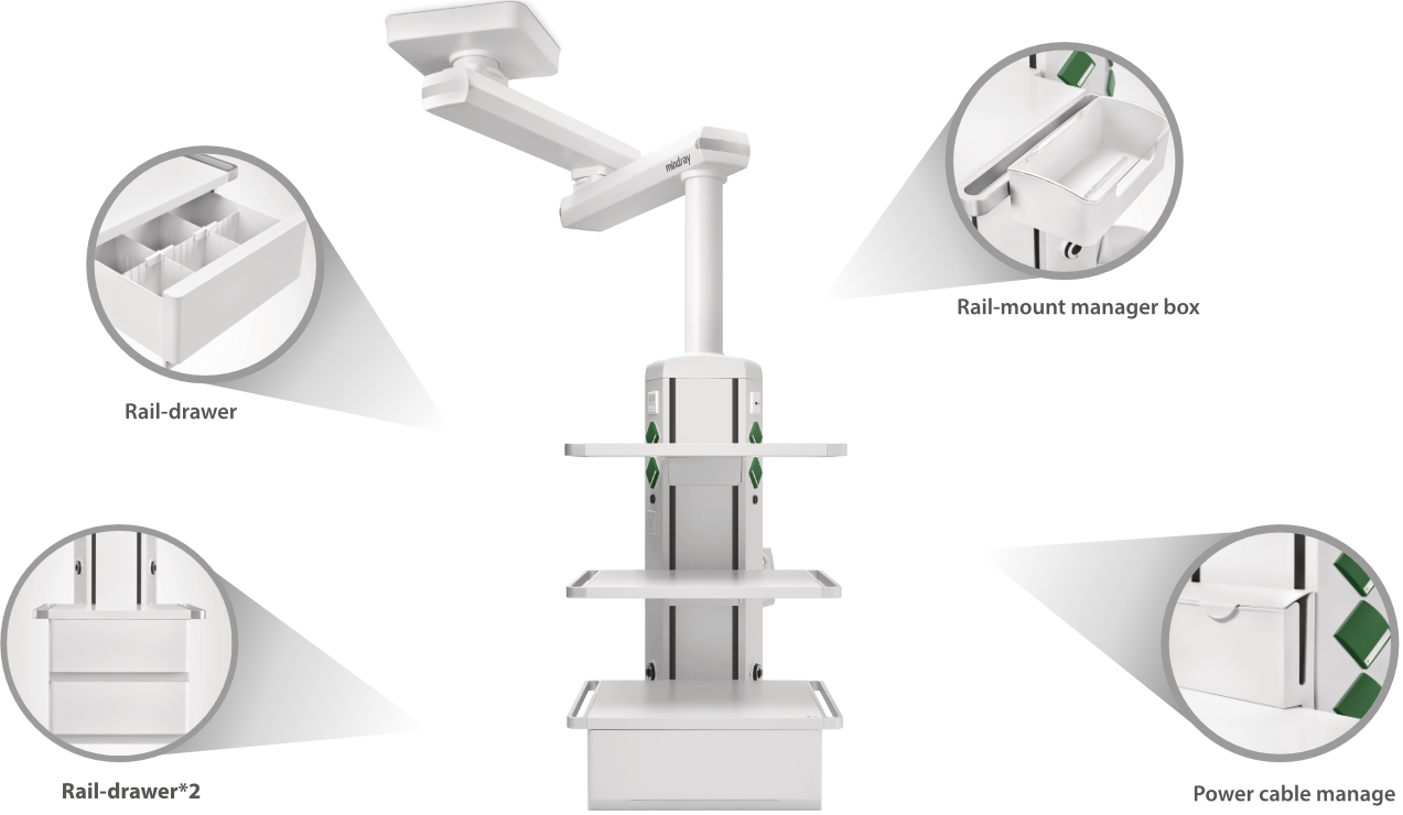 HyPort P30/P60/P90 - Medical Support Unit - Mindray