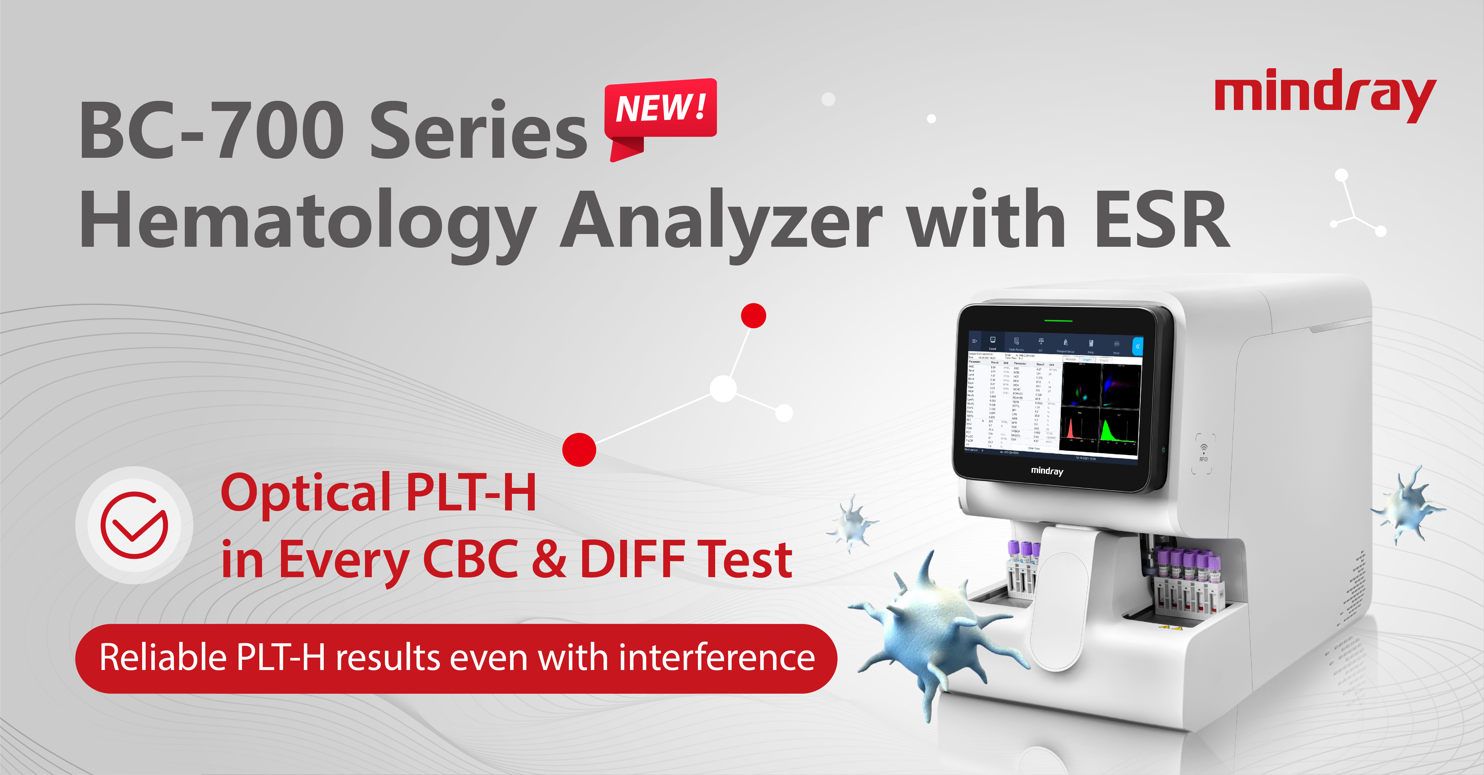 Mindray Launches the BC-700 Series, a Compact, Integrated CBC & ESR ...