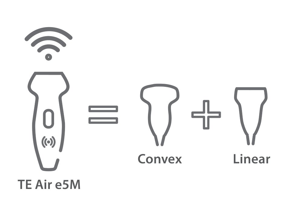TE Air e5M Wireless Handheld Ultrasound System